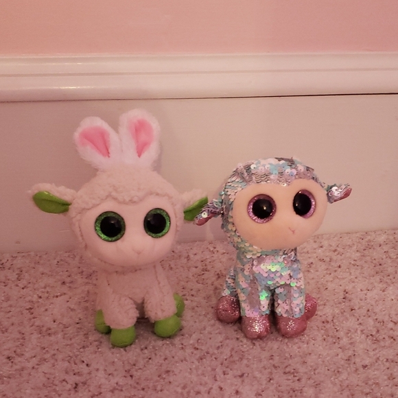 Ty | Toys | Ty Beanie Boos Mary And Tulip Sheep | Poshmark